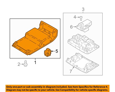 VOLKSWAGEN OEM 18-24 Taos,Tiguan Console Overhead Console-Console ...