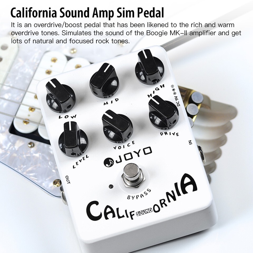 JOYO Guitar Effects Pedal American/California/British/Metal Sound Amp ...