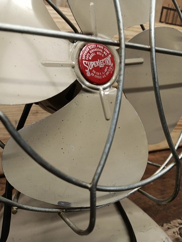Vintage Superior Electric " Superlectric" Desk Fan Model 803-C WORKS | eBay