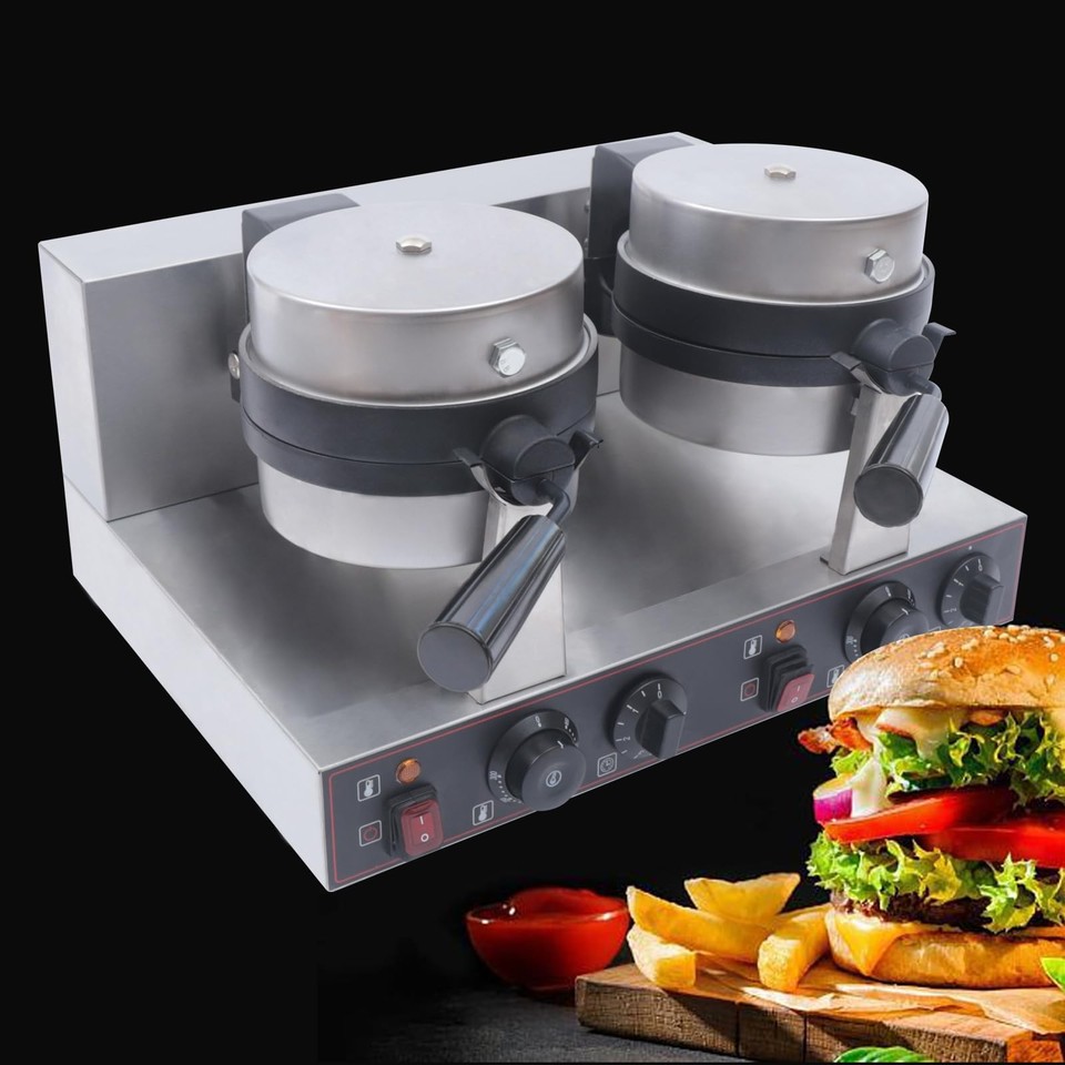 2400W Dual Panini Press Sandwich Maker Commercial Panini Press ...