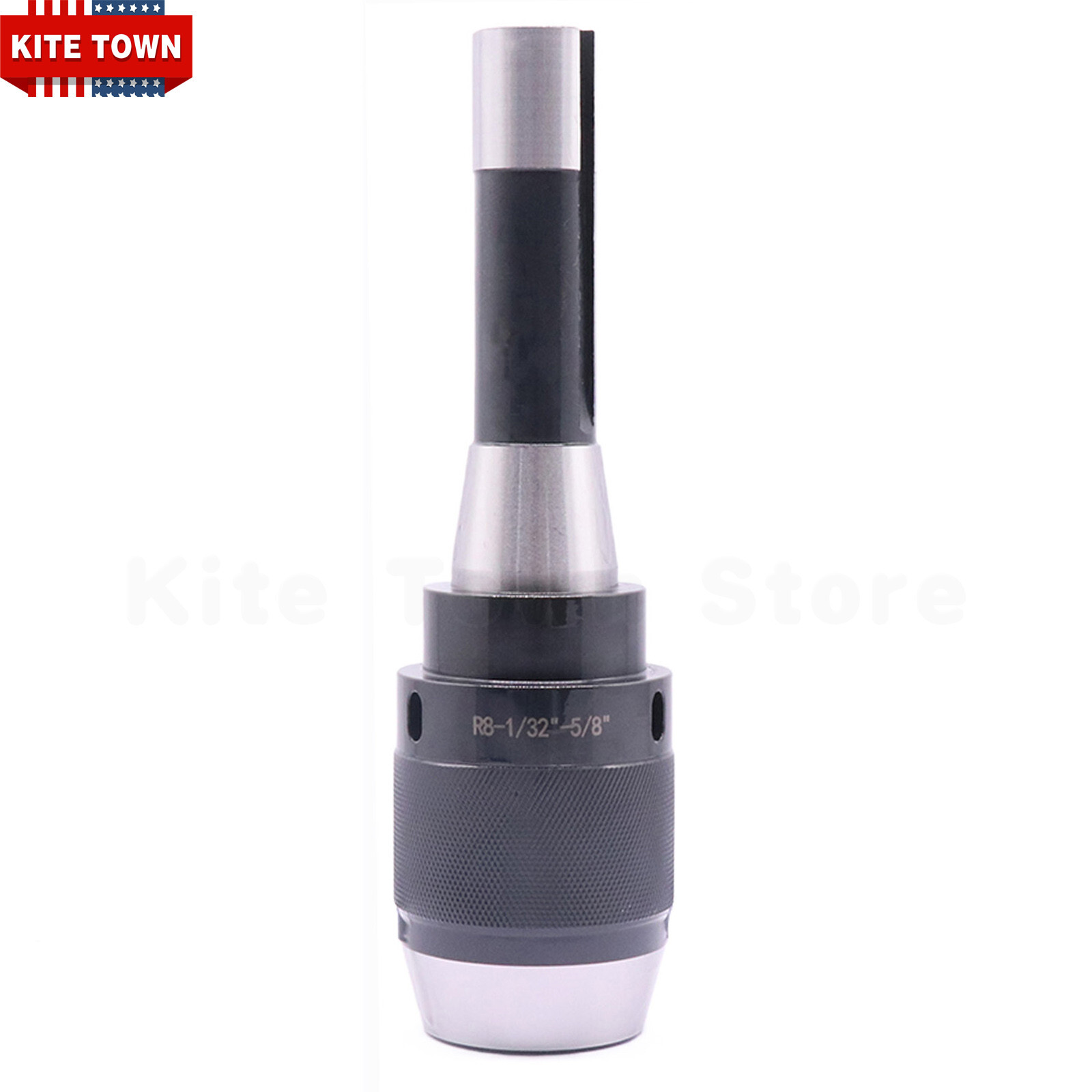1/32"-5/8" Standard Keyless Drill Chuck with Integral Shank R8 Arbor US ...