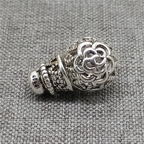 2pcs of 925 Sterling Silver Rose Flower Mala Guru Prayer Beads for ...