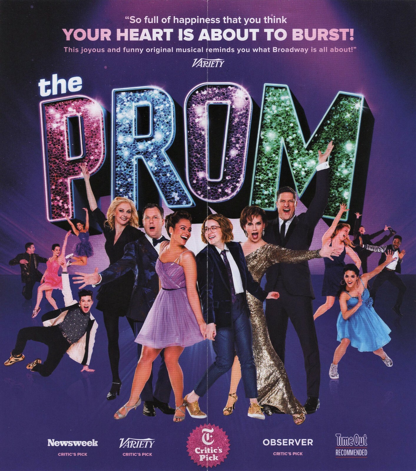 Beth Leavel "THE PROM" Christopher Sieber / Caitlin Kinnunen 2018 ...