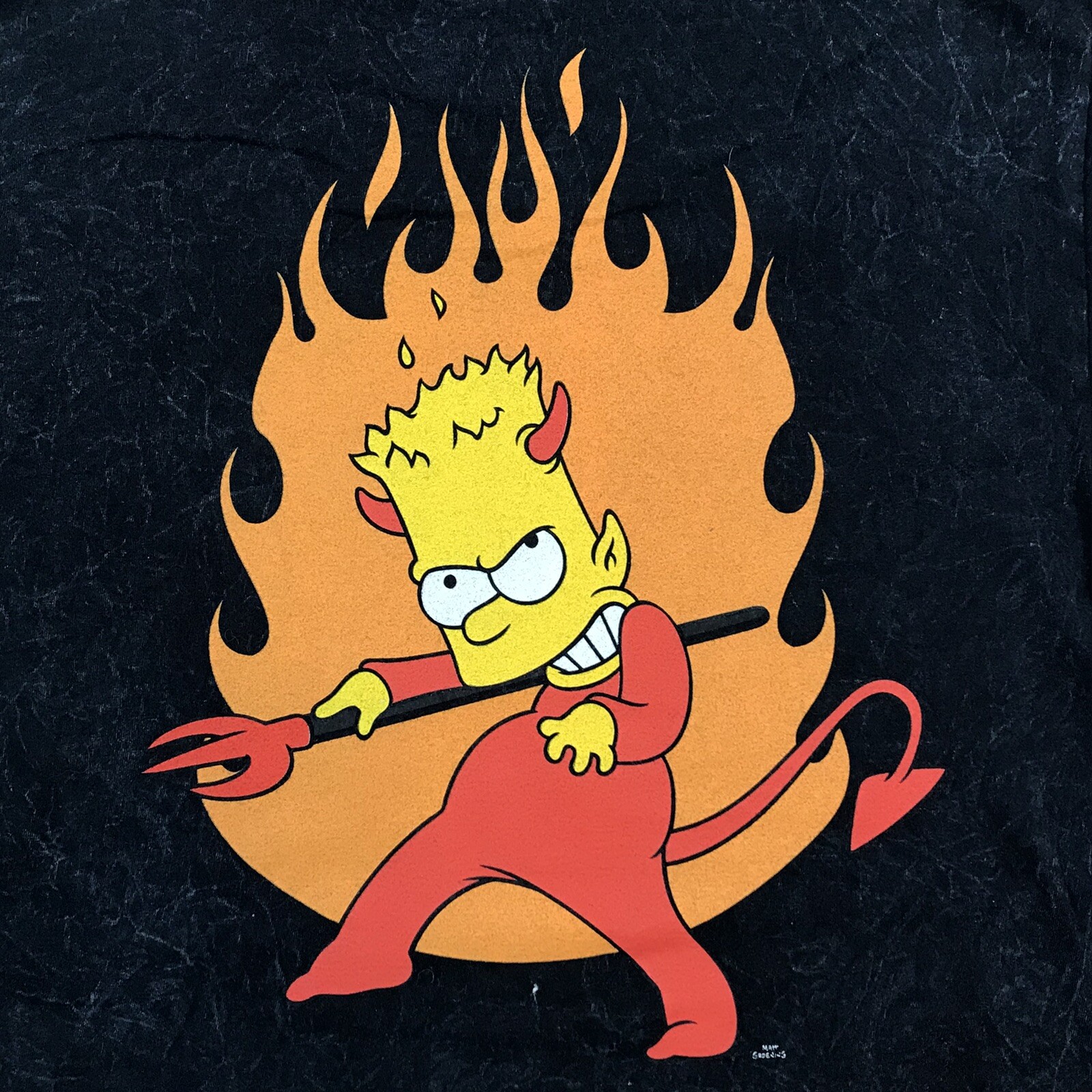 The Simpsons Cartoon Show Bart Halloween Devil Shirt … - Gem