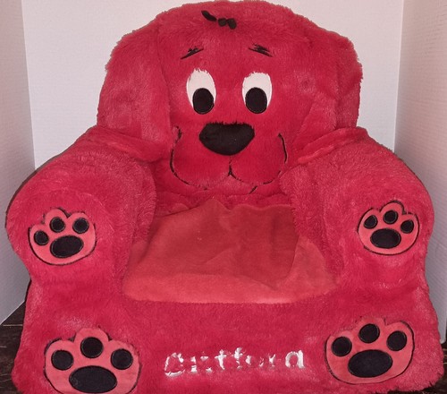 Rare Htf Sweet Seats Clifford The Big Red Dog Kids Chair Plush | eBay