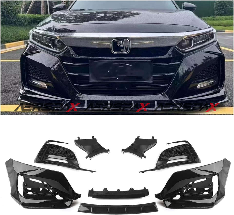Fits Honda Accord 2019-2021 10th Gen YOFER Car Front Bumper Kit Colors ...