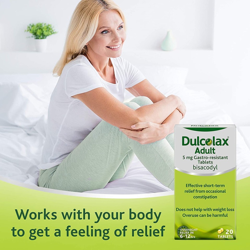 1 x 20 (20 Tablets) DULCOLAX TWELVE PLUS 5MG GASTRO RESISTANT TABLETS ...