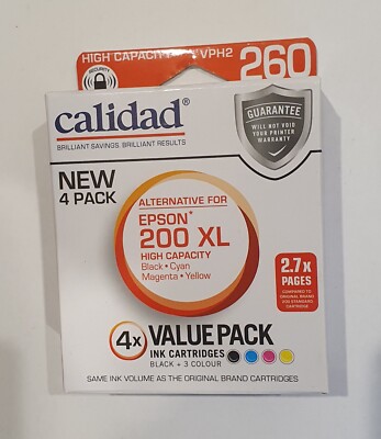Calidad Epson Ink Cartridge 260 VPH2 FOR 200 XL Value 4 Pack | eBay ...