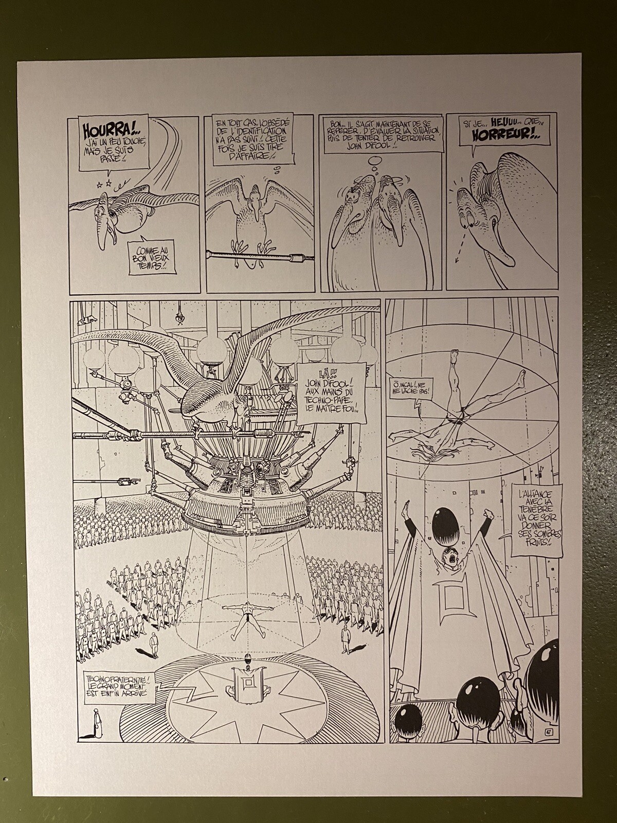 Reproduction planche originale l’Incal Moebius 999 exemplaires | eBay