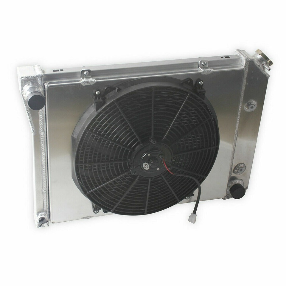 3-Row Radiator+Fan For 1968-87 Chevy Camaro Chevelle 70-81 El Camino ...
