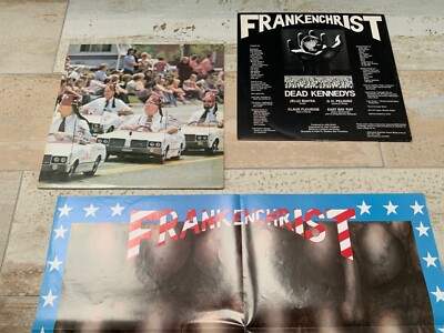 DEAD KENNEDYS FRANKENCHRIST with RARE & BANNED H.R. GIGER Poster 1985 J ...