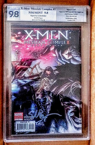 X-MEN MESSIAH COMPLEX 1 ECCC 12/07 Variant Ed Brubaker Signature Series ...