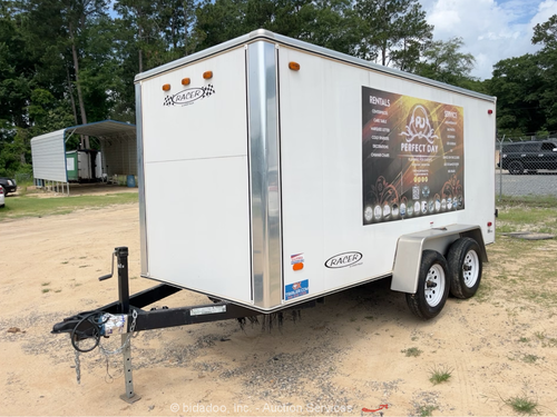 2023 Carson Racer 14' T/A Enclosed Pull Behind Cargo Equipment Trailer ...