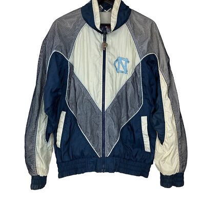Vintage NC Tar Heels Windbreaker UNC Mens Large Lightweight Jacket | eBay