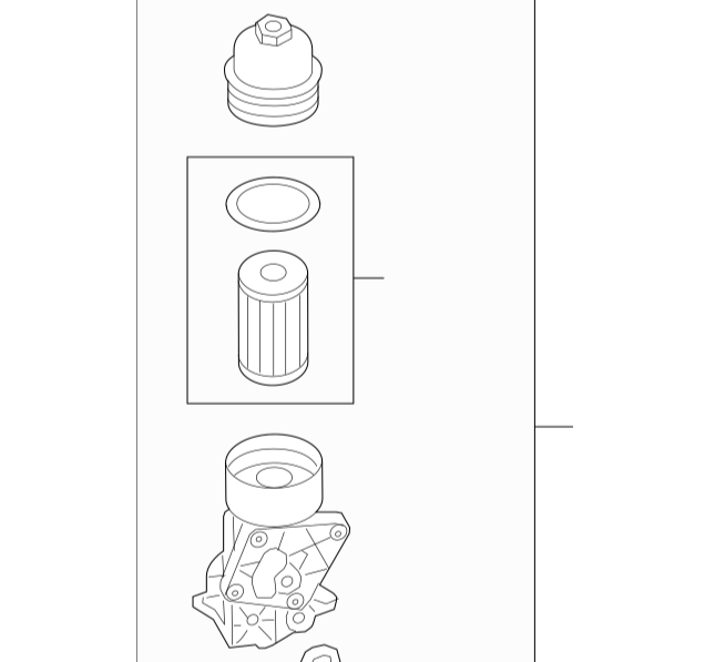 Genuine 263003LAA0 Oil Filter Fits 2017 -2021 G80 Palisade Sorento 3.8L ...