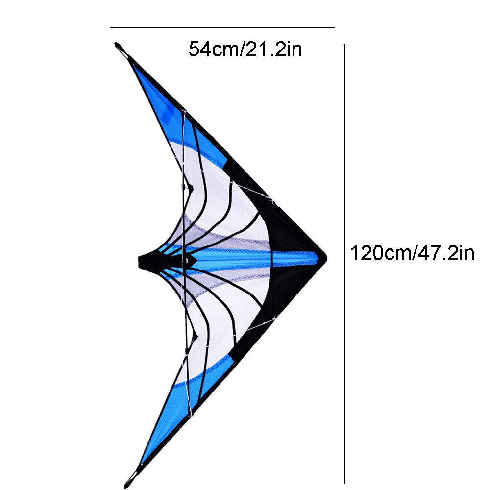 Professional Dual Line 1.2m Kite Good Flying Large Delta Kite Friend ...