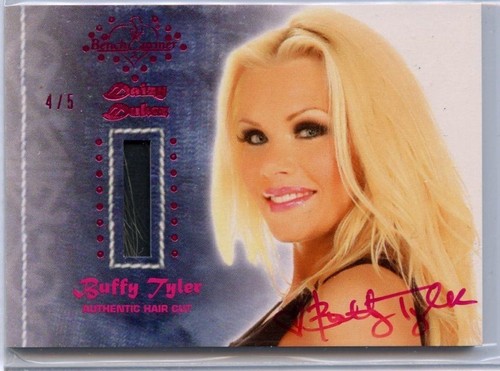 2012 BENCHWARMER DAIZY DUKEZ BUFFY TYLER HAIR CUT AUTOGRAPH # 4/5 | eBay