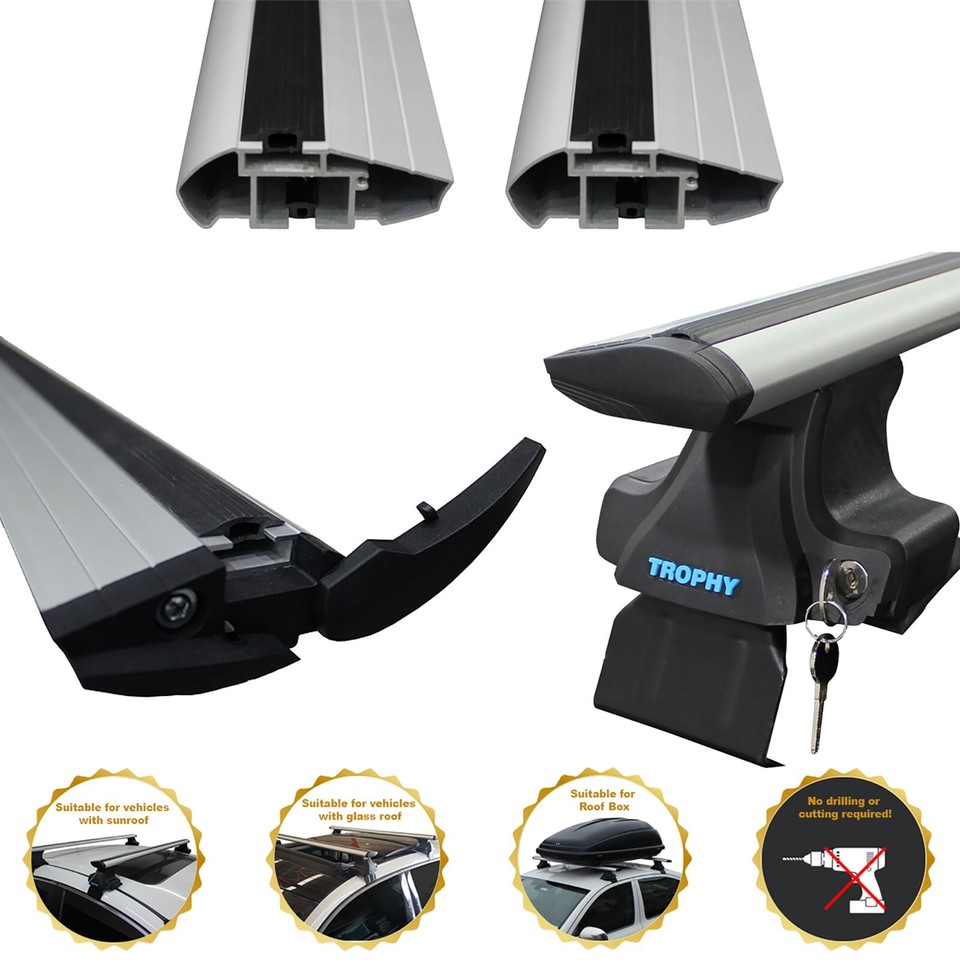 Roof Rack Cross Bars Fits Chevrolet Aveo 2006-2011 Carrier Rail ...