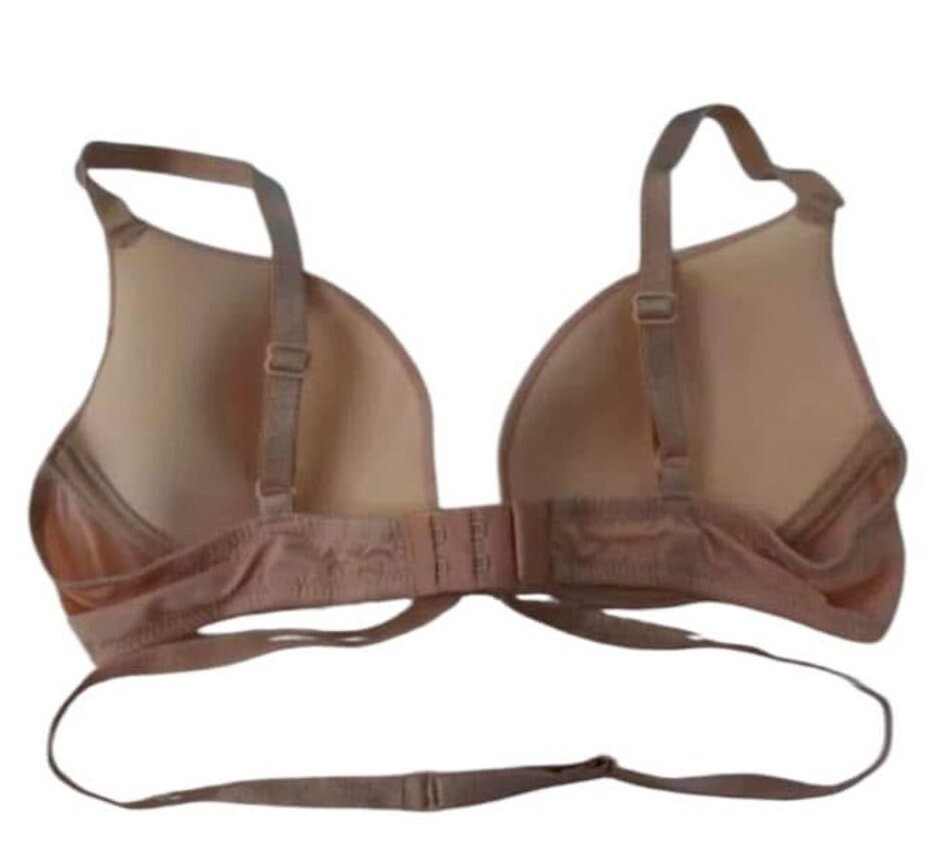 NUDE MICROFIBRE STRAP DETAIL PADDED BRA SIZE 32DD CUP B19 | eBay UK