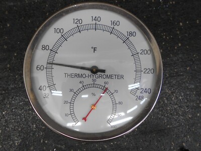 GENERAL TOOLS THERMO HYGROMETER A600FC 30-250°F | eBay