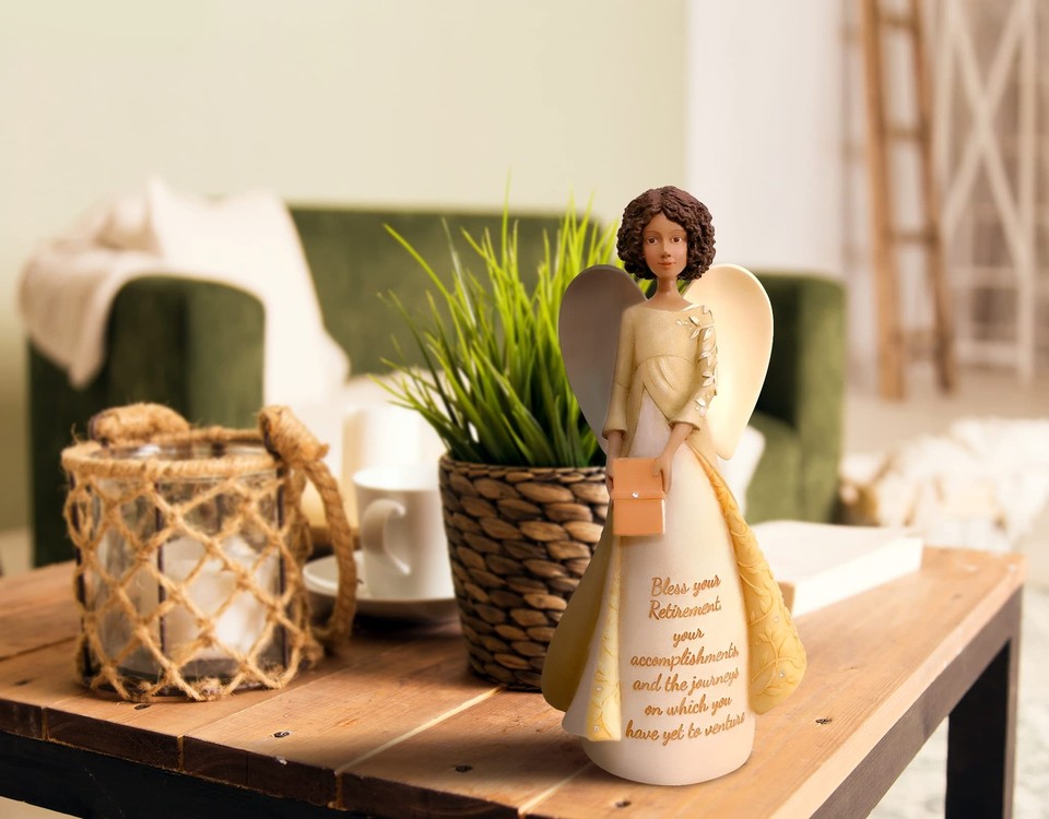 Foundations Retirement Blessings Angel Figurine 9.5 Inch Multicolor | eBay