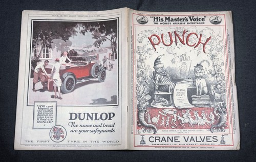 PUNCH Magazine June 1929 #4589 Articles Advertisements Humor Satire | eBay