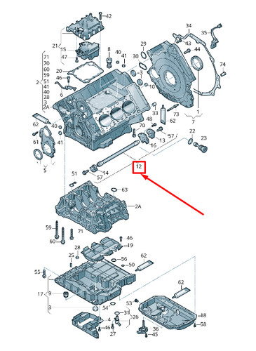 NEW AUDI A4 AVANT B8 ENGINE BALANCE SHAFT 06E103273AC ORIGINAL | eBay