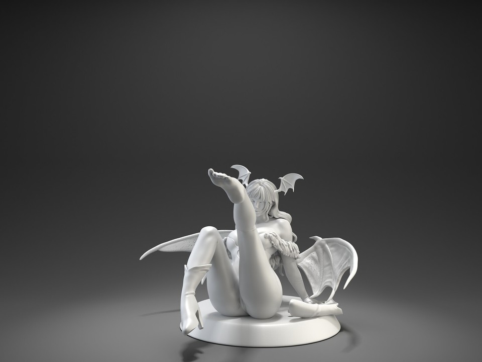 Vampirella Morrigan 3D printed Model Kit Figure Unpainted Unassembled ...