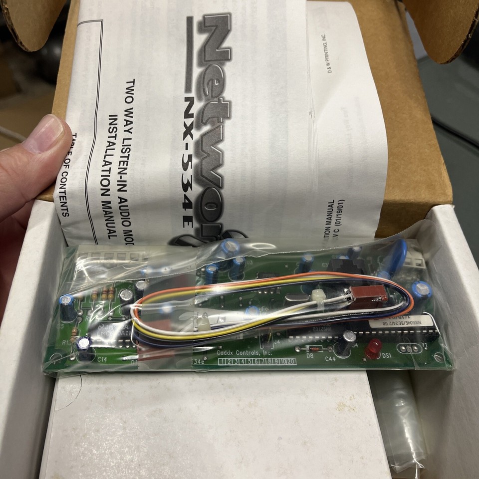 ge caddx nx-534e two way voice module | eBay