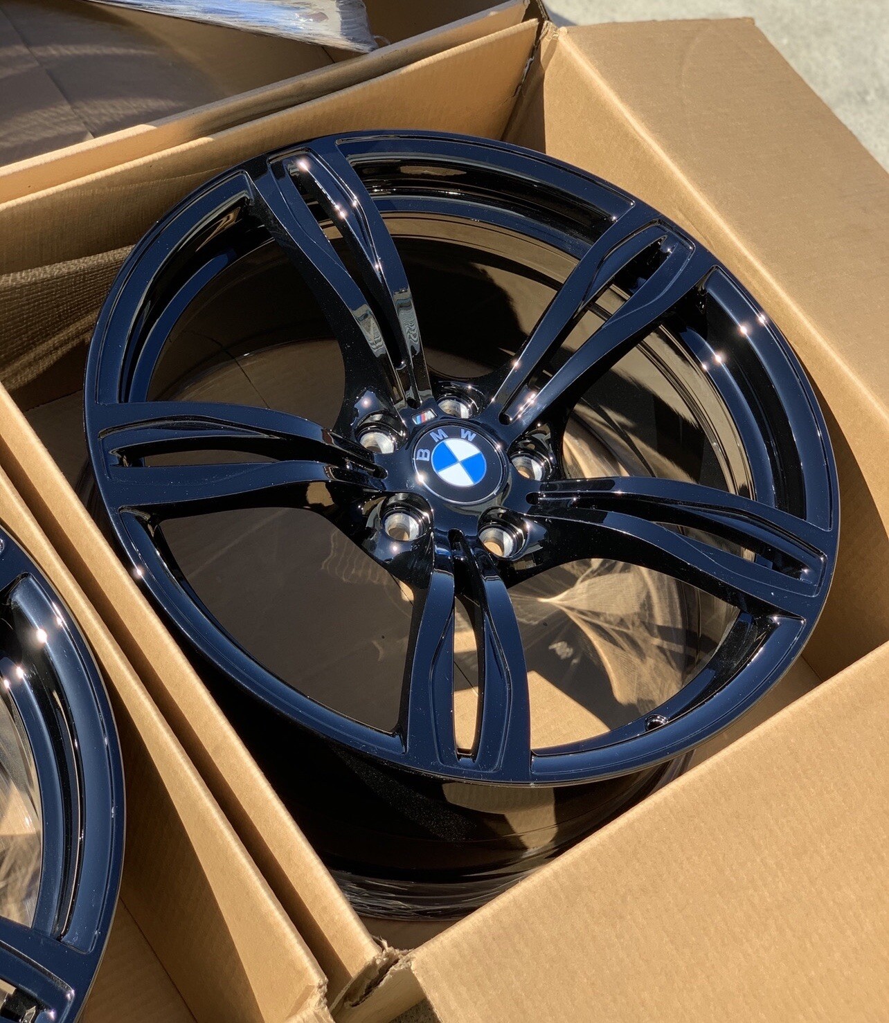 20" BMW 343M Wheels Rims Black F06 F12 F13 M6 F10 M5 | 10.5" | 5x120 ...