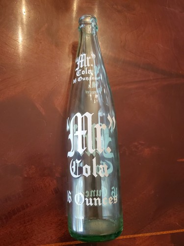 Vintage Soda Pop Bottle: MR. COLA CAMDEN, ARK. GRAPETTE CO. ACL 16 ...
