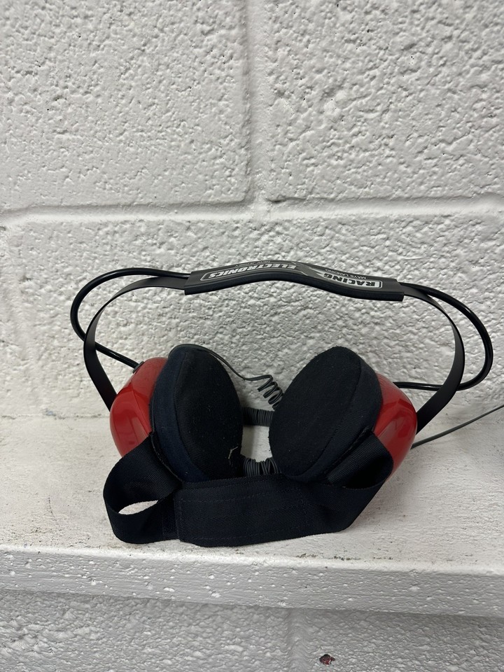 Lot Of 2 Racing Electronics Racing Headsets Uniden Scanner & Bag Plus ...