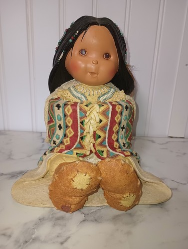 Friends Of The Feather Indian Girl Enesco Figurine 1997 Preowned | eBay
