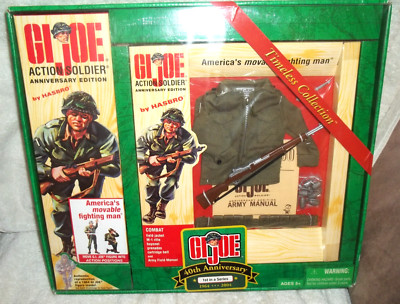 GI JOE 40TH ANNIV 12" ACTION FIGURE COMBAT SOLDIER DOLL W/ GRENADES M1 ...