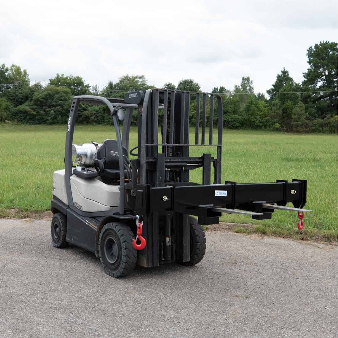 Titan Attachments Forklift Spreader Beam 90" - 144" Adjustable ...