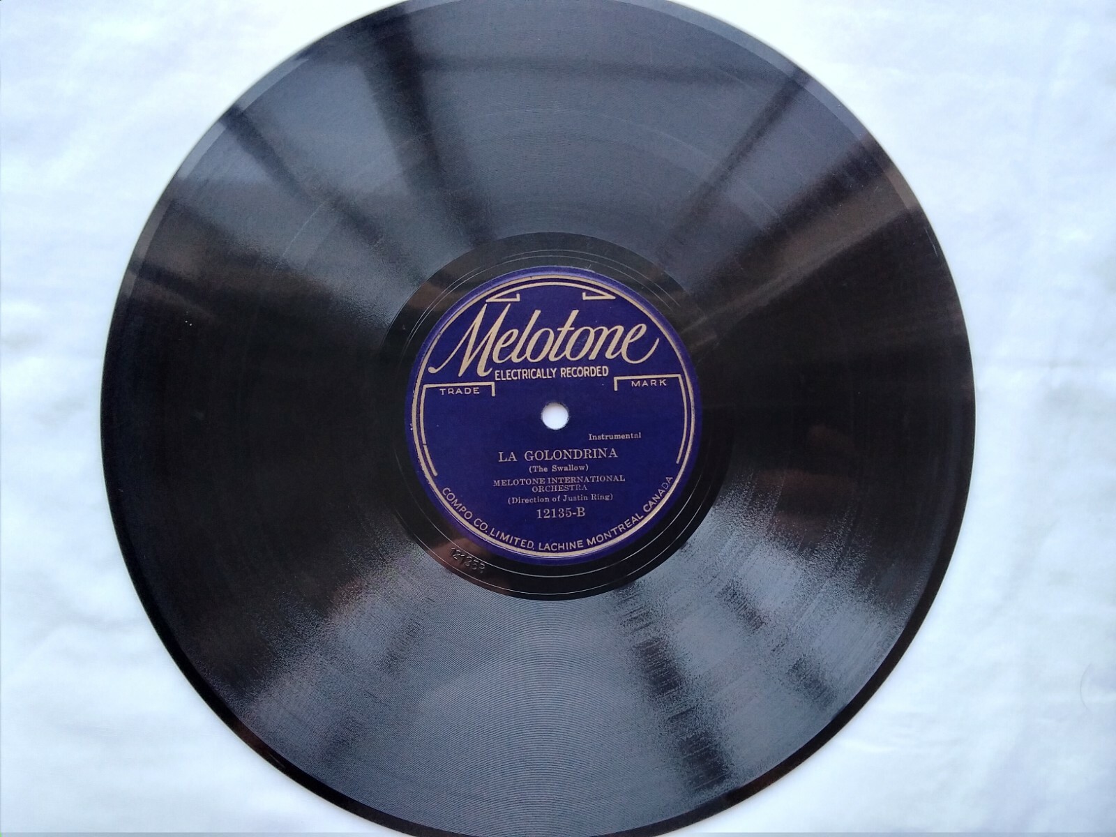 Melotone International Orchestra 78rpm Single 10-inch Melotone Records ...