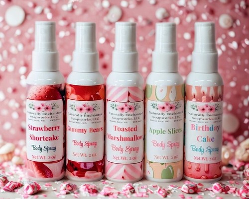 Body Spray Mist, Perfume, Handmade Hair fragrance, U pick scent travel ...