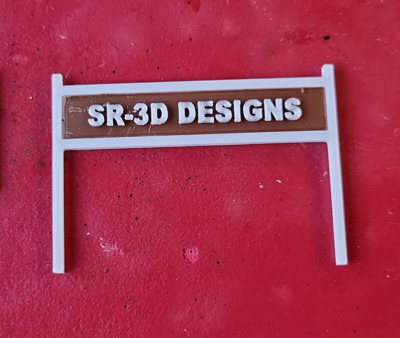 00 gauge model railway station sign 7 colours Customisable Name Set of ...