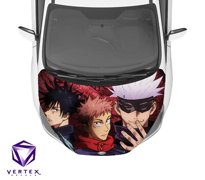 Jujutsu Kaisen Gojo Megumi Yuji Anime Hood Wrap Weatherproof Vinyl ...