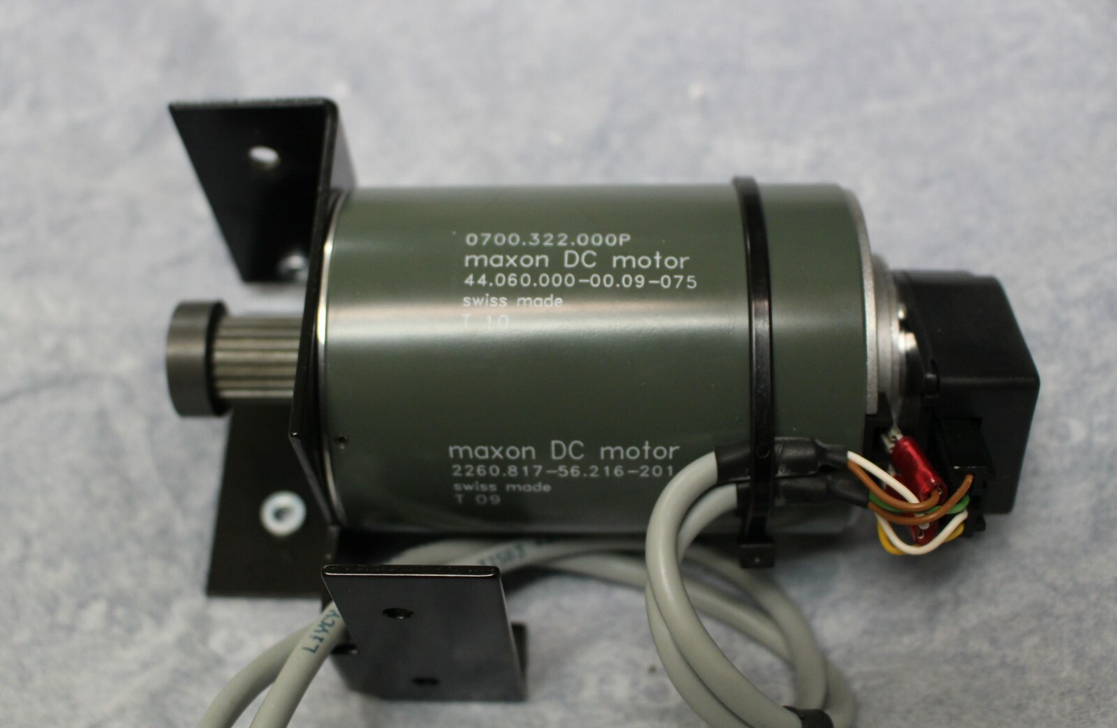 Maxon DC Motor 44.060.000-00.09-075,0700.322.000P, 2260.817-56.216-201 ...