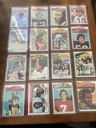 1977 Topps NFL Football Card Lot Of (16) | eBay