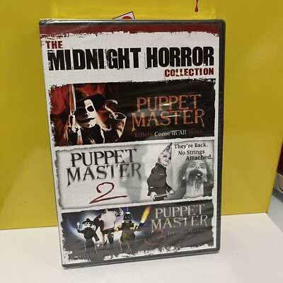 Puppet Master 1,2 & 3 - The Midnight Horror Collection: (DVD) Brand New ...