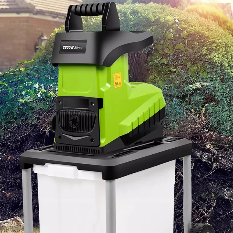 High-power Electric Branch Shredder Leaf Crusher Branches Shredder ...