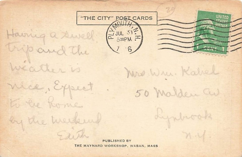 Postcard Hanover Inn Dartmouth College Hanover New Hampshire | eBay