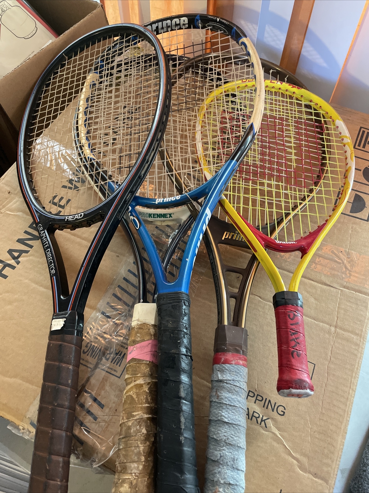 lot of 5 tennis rackets | eBay