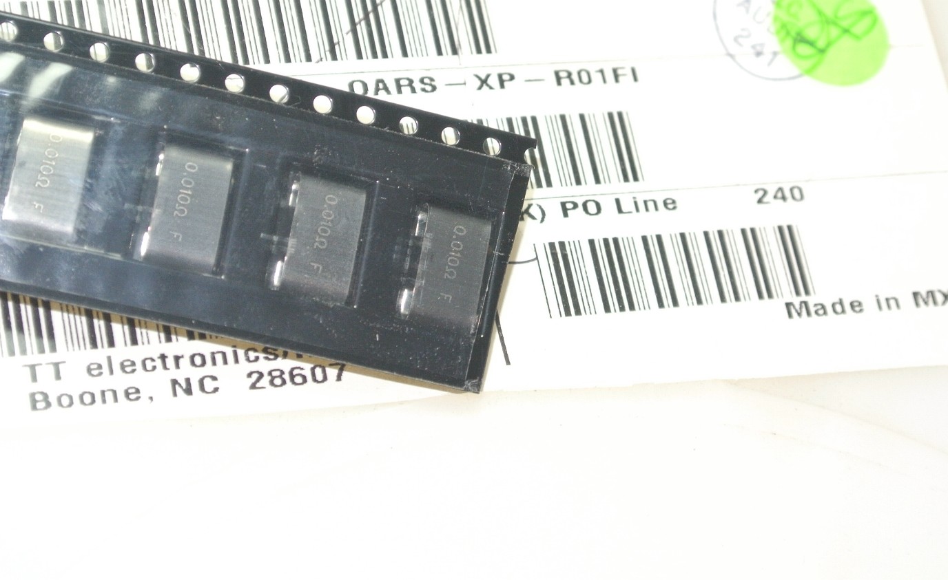 0.01R 1% 3.5W Sense Resistors, OPEN AIR, OARS-XP-R01FI TT Electronics ...