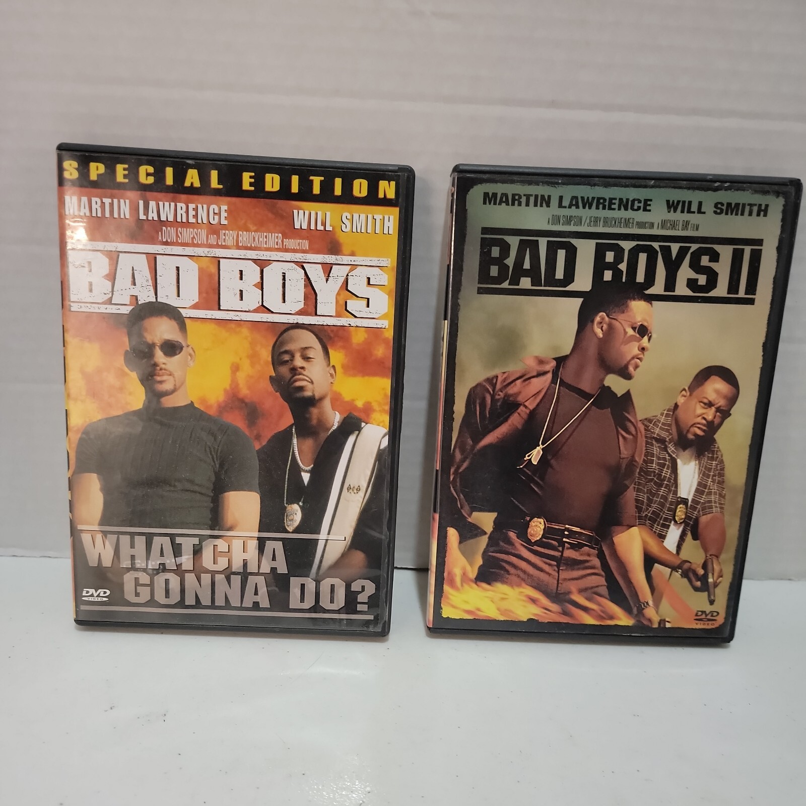 Bad Boys 1 & 2 DVD Set lot Will Smith & Martin Lawrence 43396006195| eBay