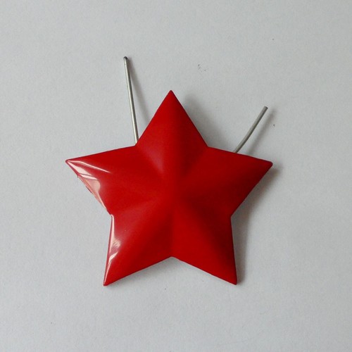 Surplus Chinese Army Type 65 Red Star Cap Hat Badge insignia | eBay