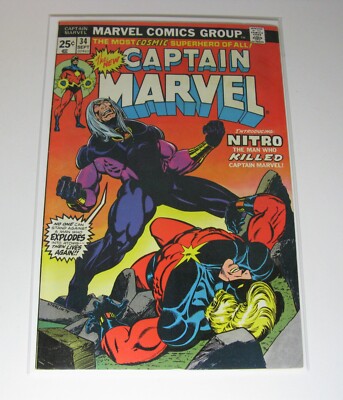 CAPTAIN MARVEL #34 (1st NITRO) NM/M | eBay