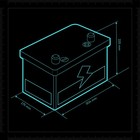 334 Car Battery 12V 95Ah 700cca L304 W175 H225 1/1 3 Year - Audura AU ...